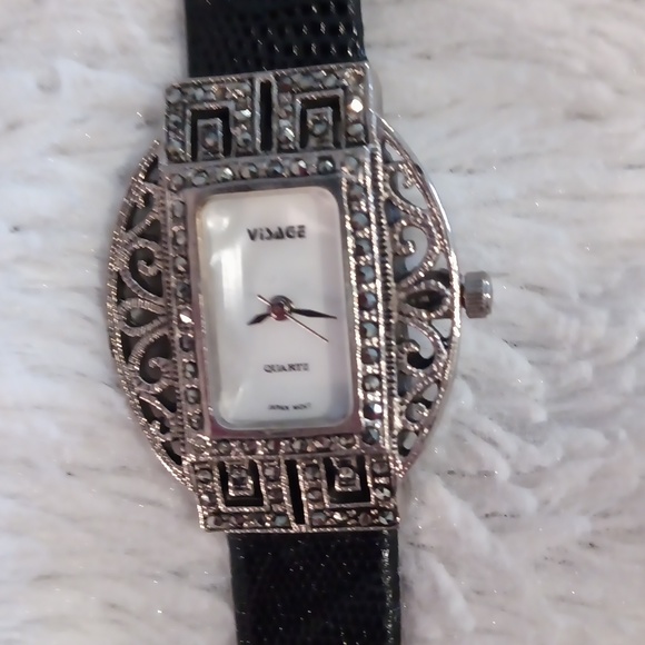 Visage | Accessories | Vintage Visage Watch With Marcasite Stones ...